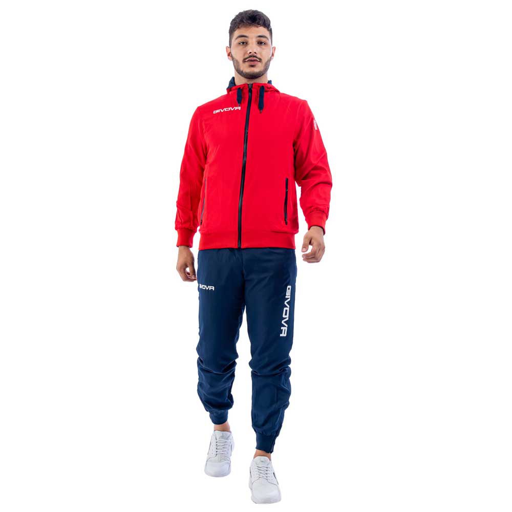 Givova Winner Track Suit Rojo,Azul S Hombre